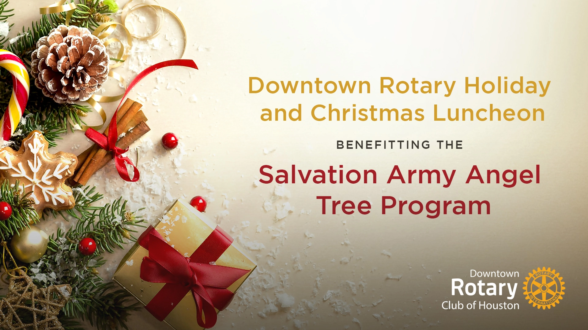 Downtown Rotary Club of Houston Holiday Luncheon