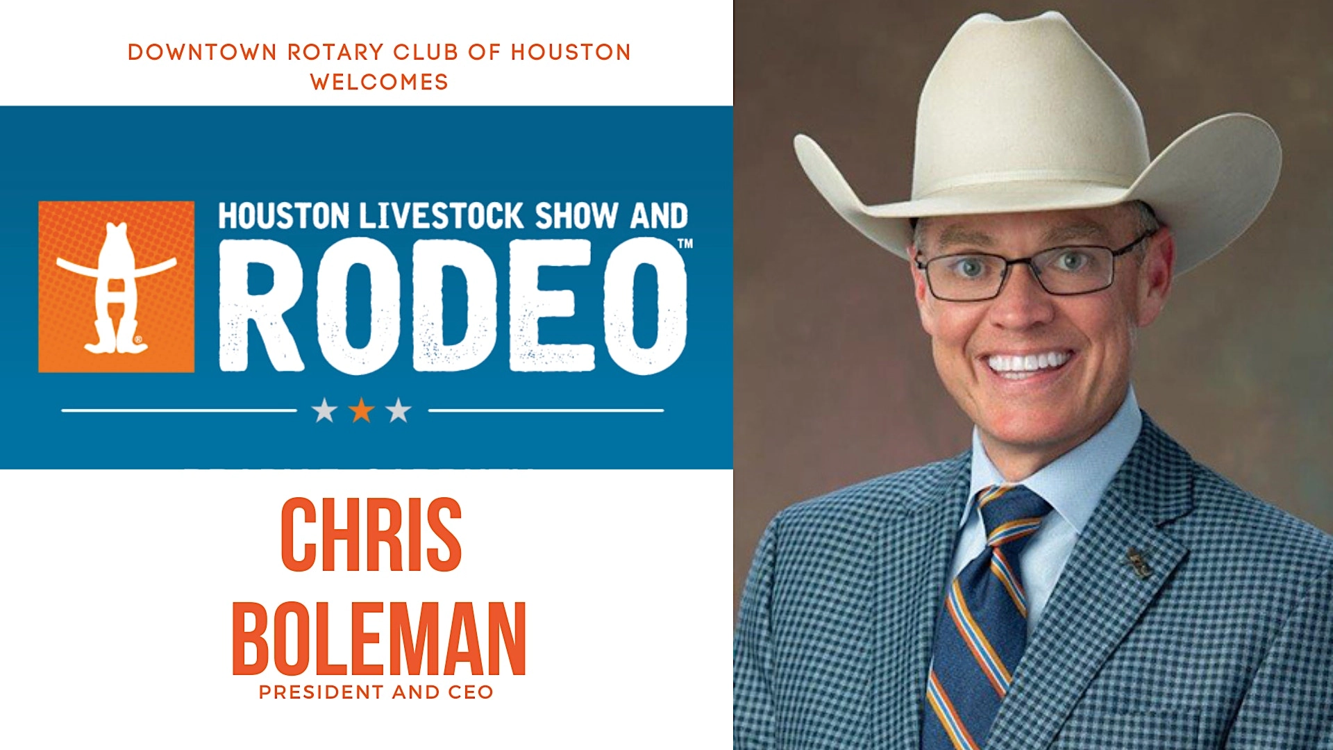 Downtown Rotary Club of Houston Luncheon